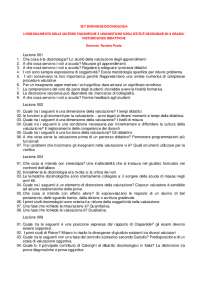 Paniere completo dell'esame di pedagogia sperimentale (Docimologia ...