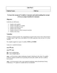 Computer organization and Assembly language - Docsity