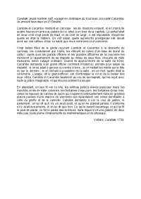 Extrait du chapitre 18 de Candide - Docsity