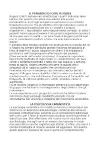 La psicologia umanistica di carl rogers | Dispense di Psicologia ...