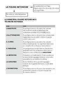 Tabella delle figure retoriche - Docsity