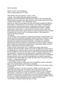 Discorsi sulla Danza - Docsity