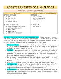 Anestesiologia apuntes primer parcial - Docsity