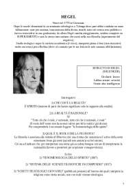 Hegel e la sua filosofia - Docsity