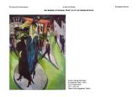 Expressionismus Analyse am Beispiel Kirchner - Docsity
