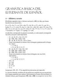 Gramática Básica del estudiante de español - Nivel A1/B1 - Docsity