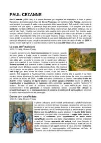 Paul Cezanne, biografia e opere - Docsity