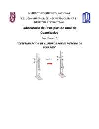 Practica 5 metodo Volhard | Ejercicios de Química Analítica - Docsity