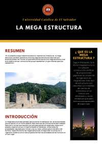 La mega estructura y la arquitectura - Docsity
