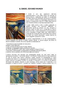 Il Grido, Edvard Munch - Docsity