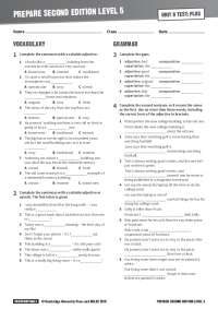 Prepare 4 unit 8 Cambridge - Docsity