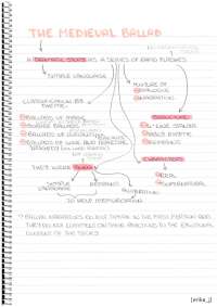 Schema: The medieval ballad con analisi della ballata "Lord Randal ...