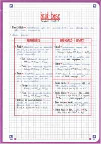 ÀCID-BASE (SELECTIVITAT APUNTS) - Docsity