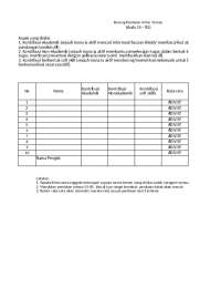 Microsoft Excel Skill - Docsity