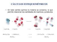 Estequiometria: información cuantitativa a partir de ecuaciones ...