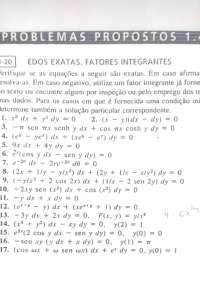 CÁLCULO DE EDO (RESOLUÇÃO DE EXERCÍCIOS) - Docsity