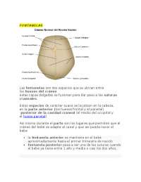 FONTANELAS CRANEALES - Docsity