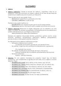 GLOSARIO SELECTIVIDAD (2020) - Docsity