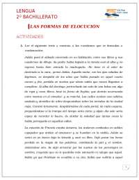 Actividades complementarias formas de elocución - Docsity