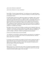 Que son las instituciones - Docsity