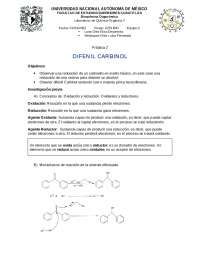 INVESTIGACIÓN PREVIA PRÁCTICA DOS DIFENIL CARBINOL | Guías, Proyectos ...