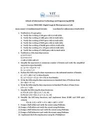 Digital Logic And Microprocessor - Docsity