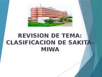 Clasificacion de sakita | Diapositivas de Gastroenterología | Docsity