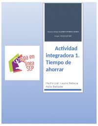 Actividad integradora 1 Modulo 11 - Docsity