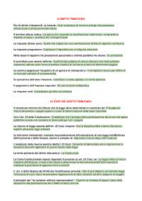 Diritto Tributario - MA1316 - Docsity