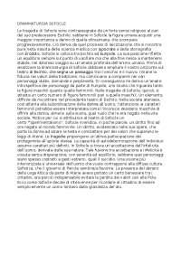Analisi drammaturgia Sofocle - Docsity
