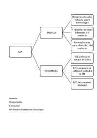 Flow chart sul percorso tossicologico - Docsity