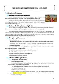 Italian Renaissance Notes - Docsity