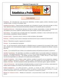 La estadística y probabilidad - Docsity