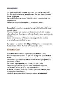 Donatello - Banchetto di Erode + Altare del Santo - Docsity