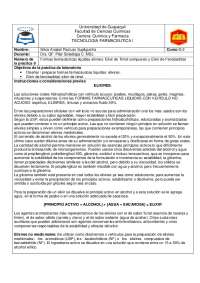 Formas farmacéuticas liquidas elixires: Elixir de Timol compuesto y ...
