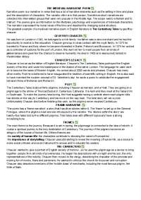 Chaucer and The Canterbury Tales - Docsity