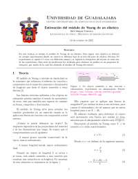 Estimación del módulo de Young de un elástico | Guías, Proyectos ...