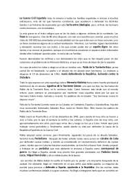 MEMORIA HISTÓRICA de la guerra civil española - Docsity