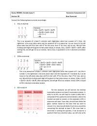 Base Numerals (Math in the Modern World) - Docsity