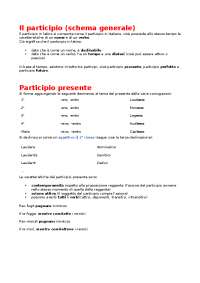 Il verbo participio in latino - Docsity