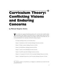 Curriculum Theory: Conflicting Visions and Enduring Concerns - Docsity