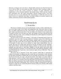 Mills power elite summary - Docsity