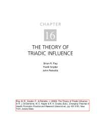 Triadic Influenc Theory - Brain R.Flay and John Petraitis - Docsity
