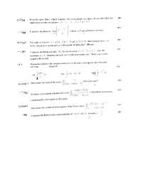 Past paper of calculus and analytical geometry - Docsity