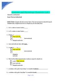 Anatomy and Physiology Chemistry Lab 1.pdf - Docsity