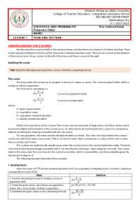 Understanding the Z-SCORE - Docsity