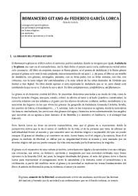 "Romancero Gitano" de Federico García Lorca - Docsity