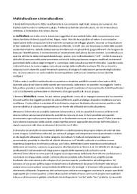 Multiculturalismo e interculturalismo - Docsity