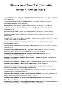 EIRSAF FULL MODULO 9 PowerPoint - D&R Complete - Docsity