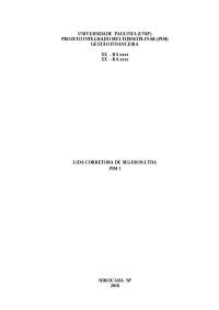 PIM UNIP - Projeto multidisciplinar | Exercícios Segurança do Trabalho ...